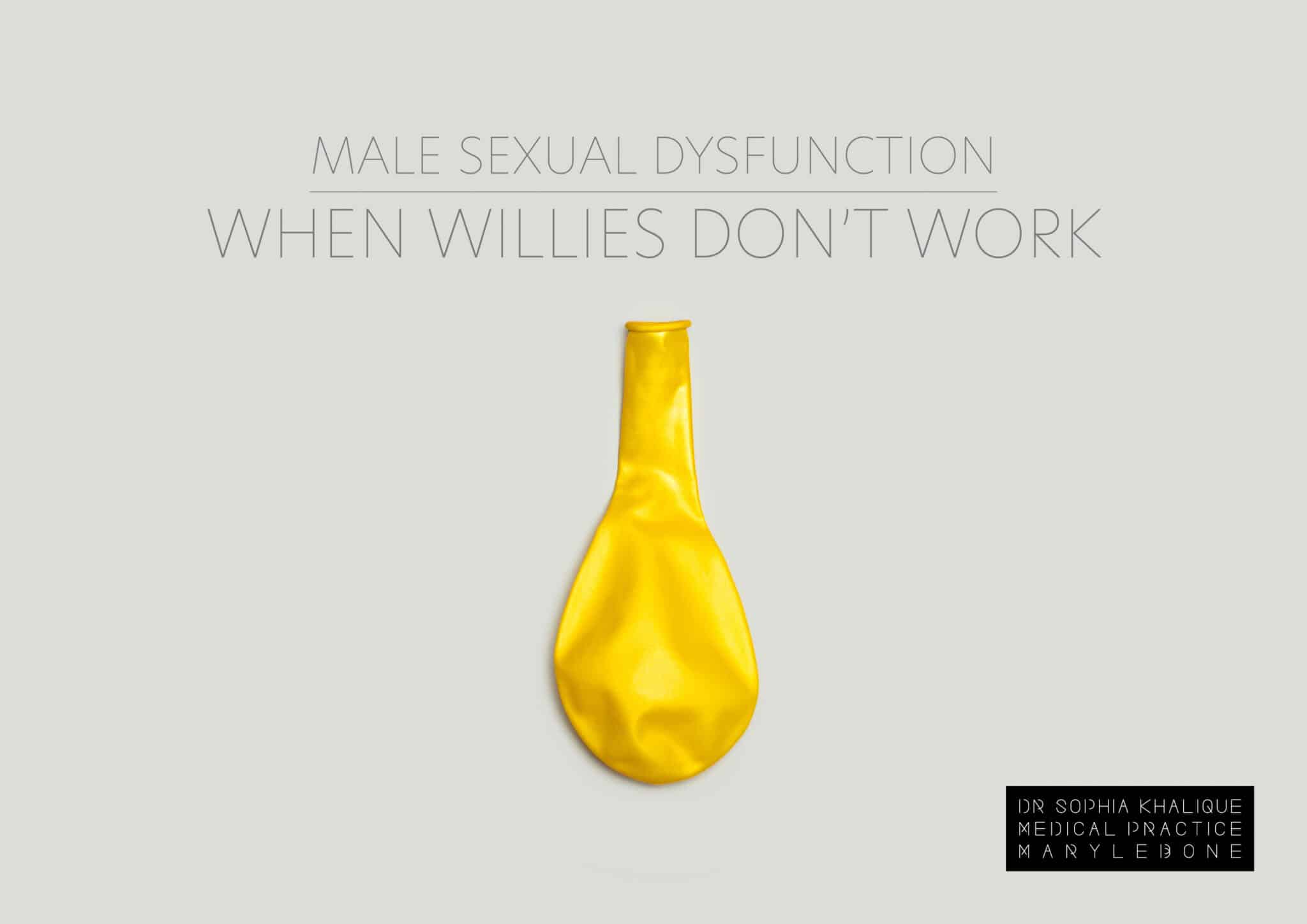 Male Sexual Dysfunction - When Willies Don't Work - Dr Sophia Khalique